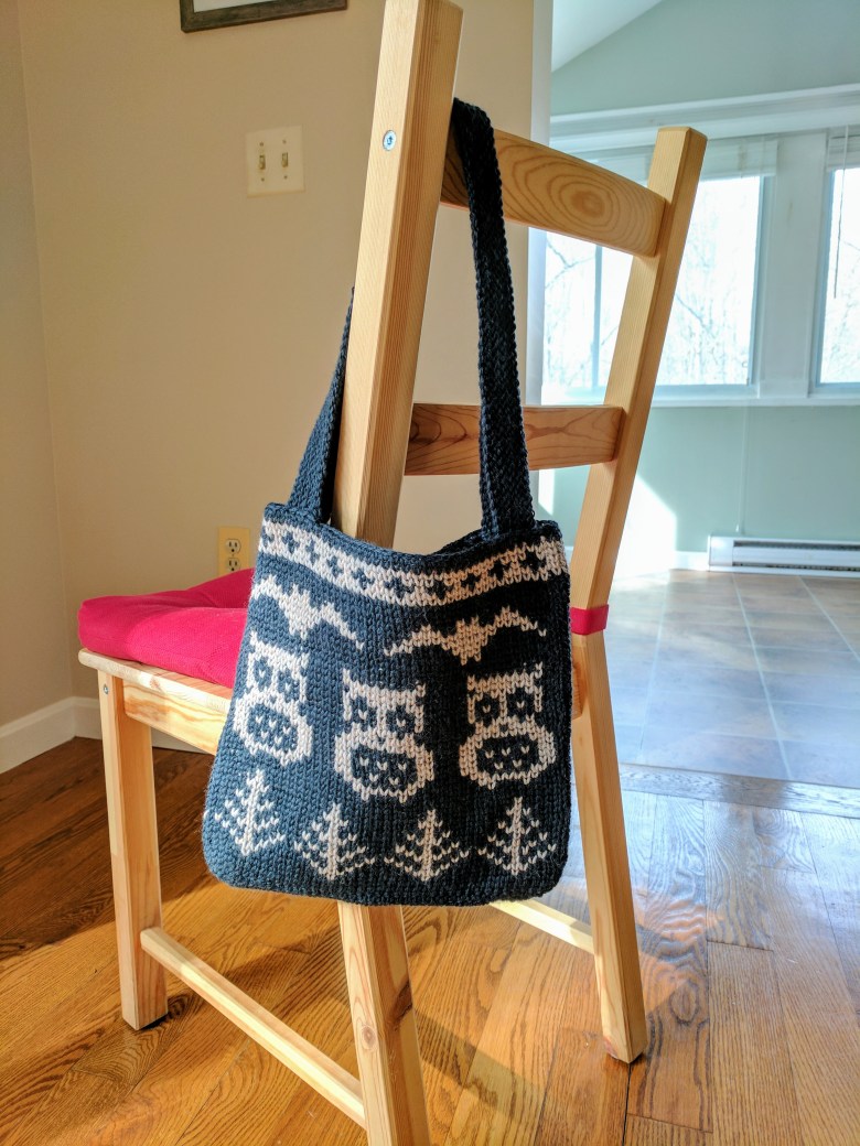 Nocturnal Creatures Tote Bag Pattern